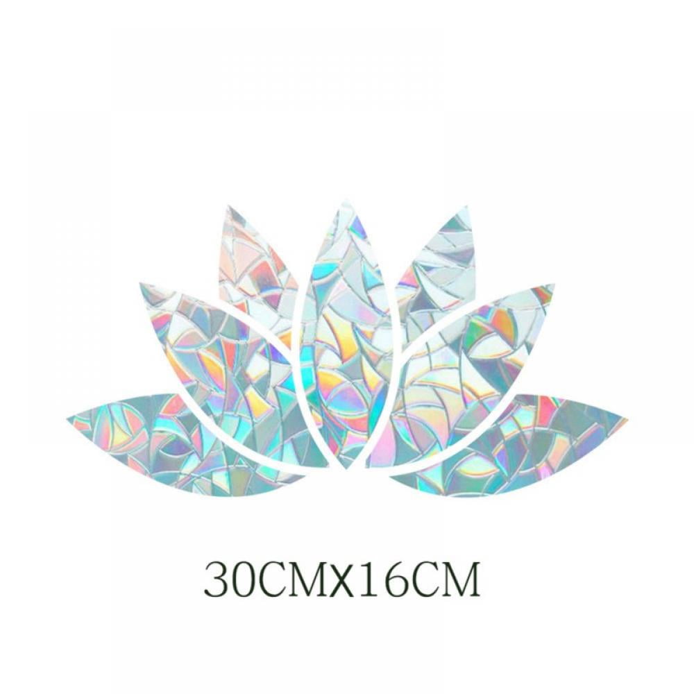 Rainbow Window Glass Sticker PVC Electrostatic Glue-Free Window Grille ...