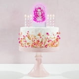 Dolly Parton Birthday Candles and Light-Up Pink Acrylic Cake Topper Set ...