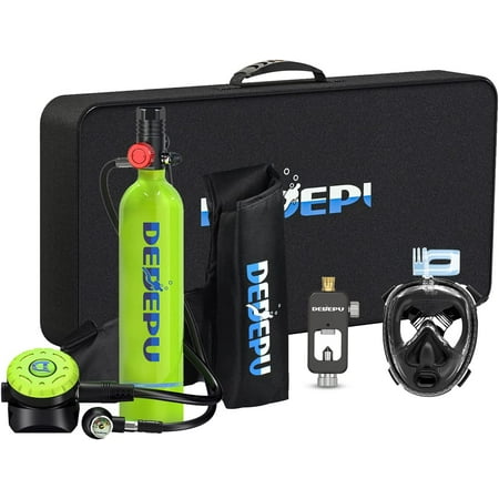 Mini Scuba Tank Portable S5000A-Package C 1L Small Diving Cylinder ...