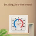 Indoor Outdoor Digital Thermometer, Square Plastic Window Temperature ...