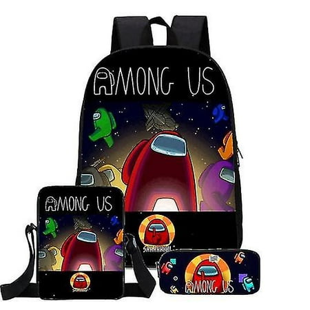 Among Us Visor Backpack Kids Rucksack Crewmate Back To School Bag V ...