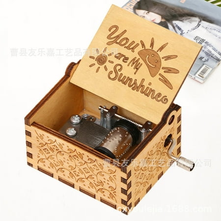 Wooden Music Box wooden hand music box custom music box You are my ...
