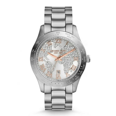 Michael Kors Women's Camille Crystal Gold-Tone Stainless Steel Watch ...