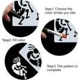 1 Sheet PET Plastic Drawing Painting Stencils Templates Square Creamy ...