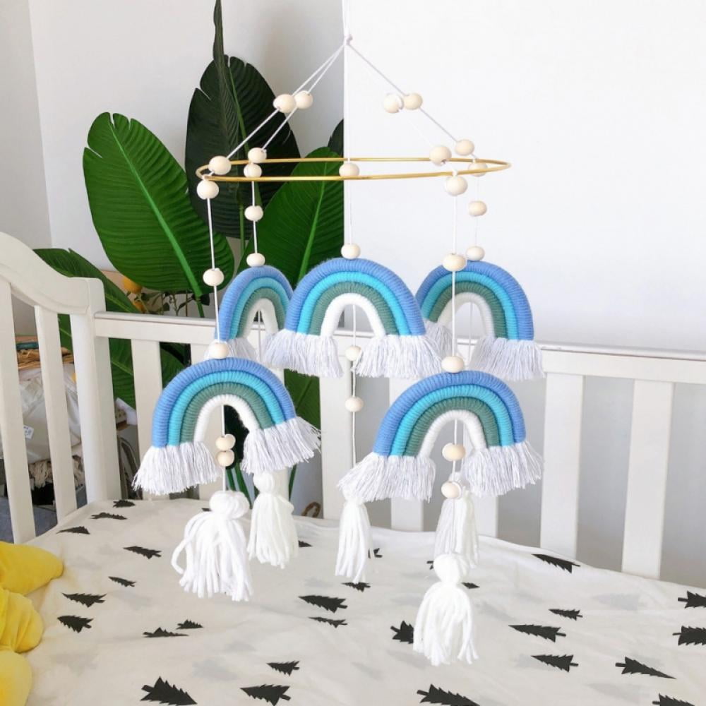 Art & Collectibles Macrame macrame rainbow wall hanging nursery decor ...