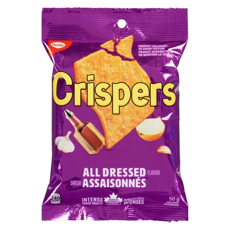 Crispers All Dressed Snacking Crackers, School Snacks, 50 g - Walmart.ca