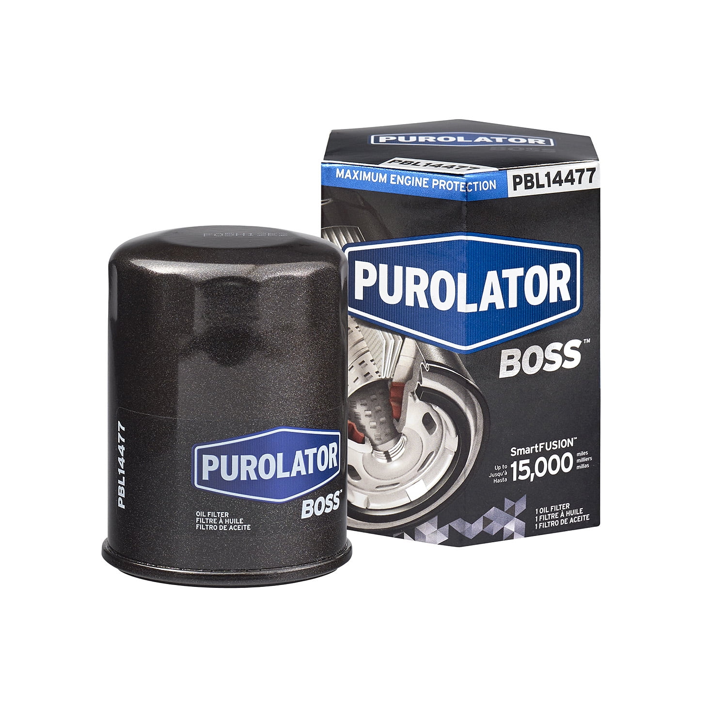 Purolator PBL14477 Purolator BOSS Maximum Engine Protection Oil Filter ...