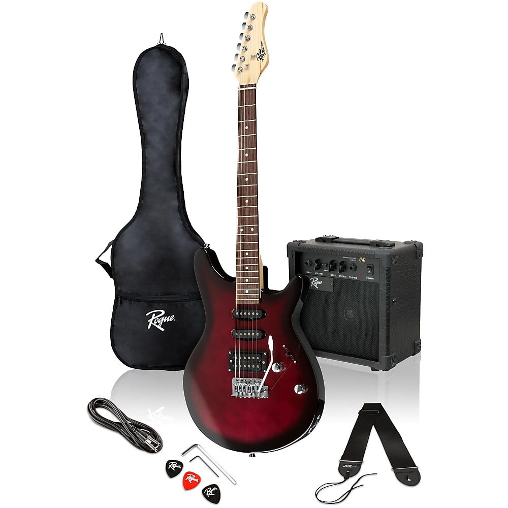 Rogue Rocketeer Electric Guitar Pack Wine Burst - Walmart.com - Walmart.com