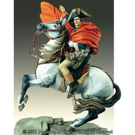 Pegaso Models 90mm 1:20 Bonaparte Crossing Alpes White Metal Figure Kit ...