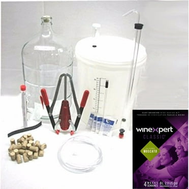 Premium Home Wine Making Starter Kit - Complete Brewing Supplies with ...