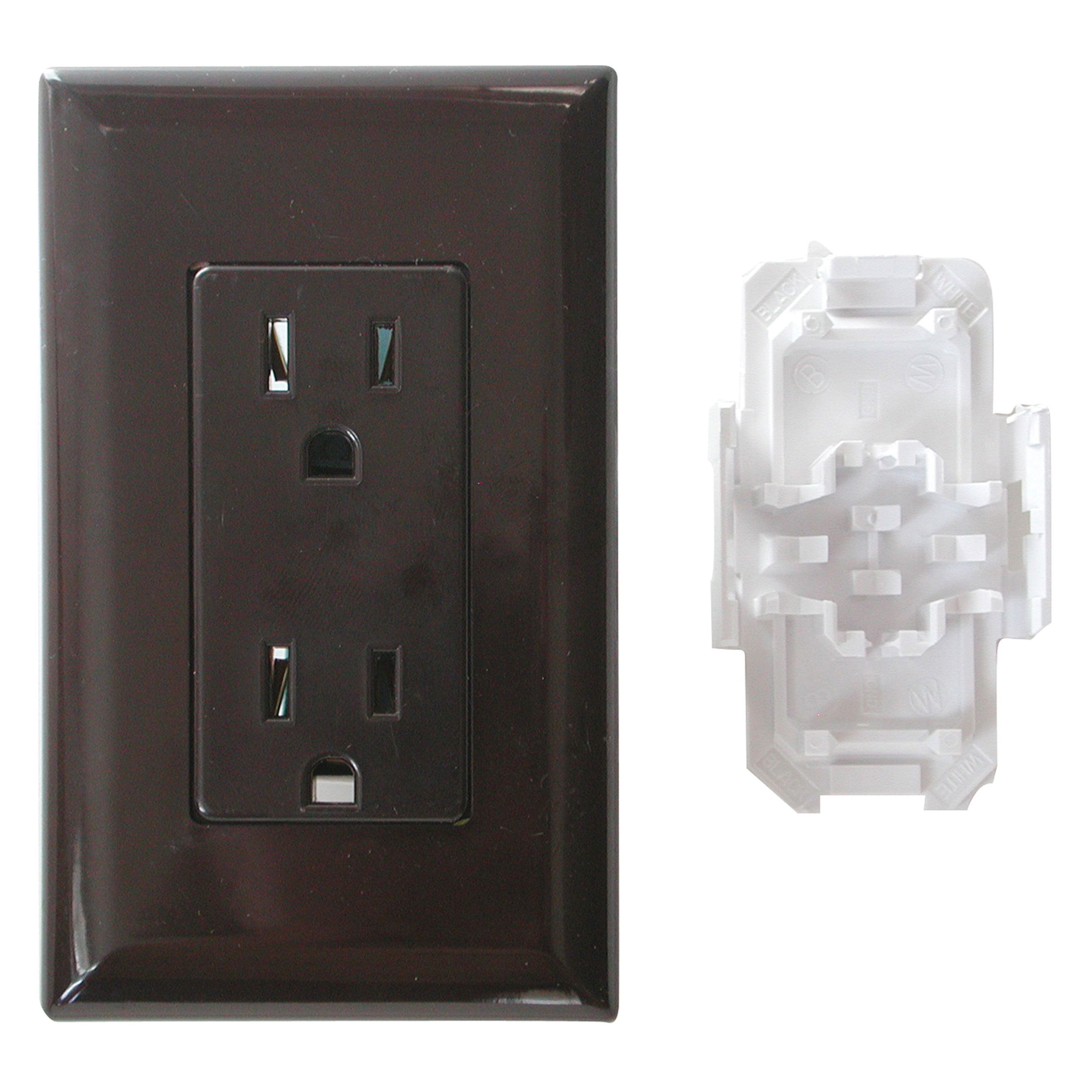 Diamond Group by Valterra DG15BRVP Decor Receptacle with Cover - 15A ...