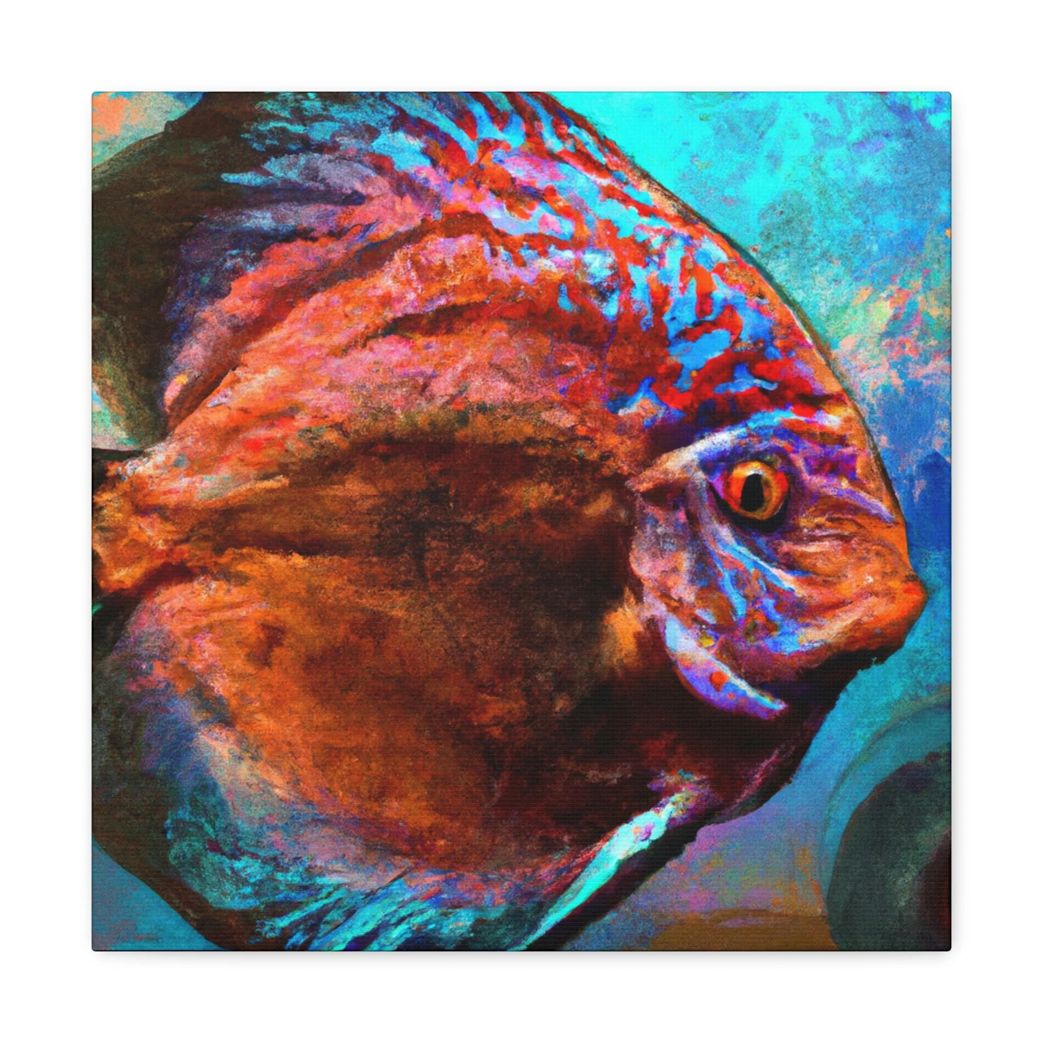 Discus in Pop Art - Canvas - Walmart.com