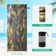 BZSMCE Soft Colorful Chameleon in A Forest Setting For Beach Towel with ...