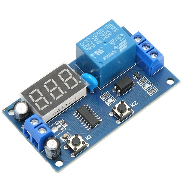 Trigger Delay Time Module Switch, LED Display Control Relay Cycle Timer Power Off Memory ...