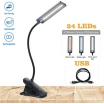 Foldable LED Desk Lamp,Small Book Reading Light with 3 Brightness Color ...