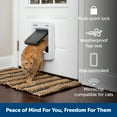 SmartDoor™ NEVER RUST Connected Pet Door, Dog and Cat, App Enabled Pet ...