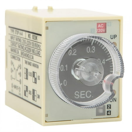 Time Relay, Alloy Contacts Knob Timer Relay PC Shell Compressive For ...