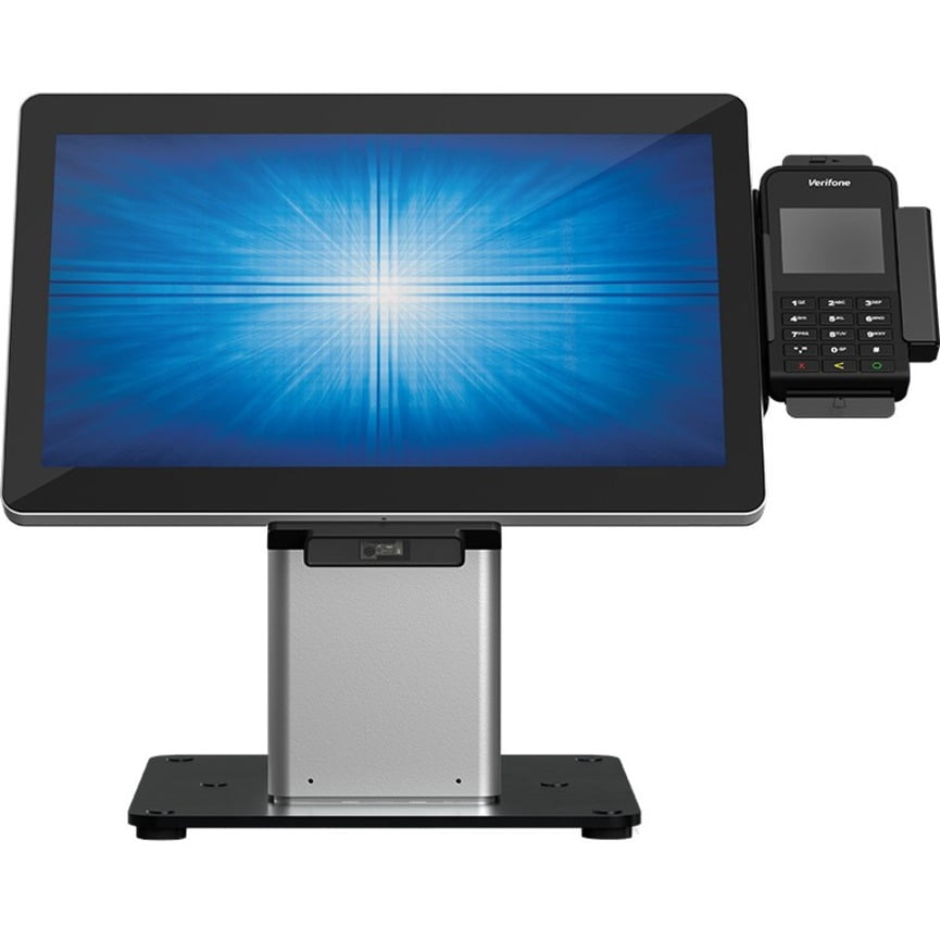 Elo Slim Desk Mount for Touchscreen Monitor, Cradle, Bar Code Reader ...