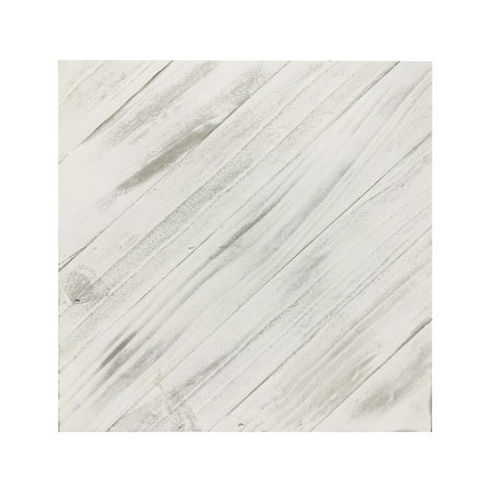 Hampton Art Wooden Diagonal Plank 10"X10"-White HW1453 | Walmart Canada