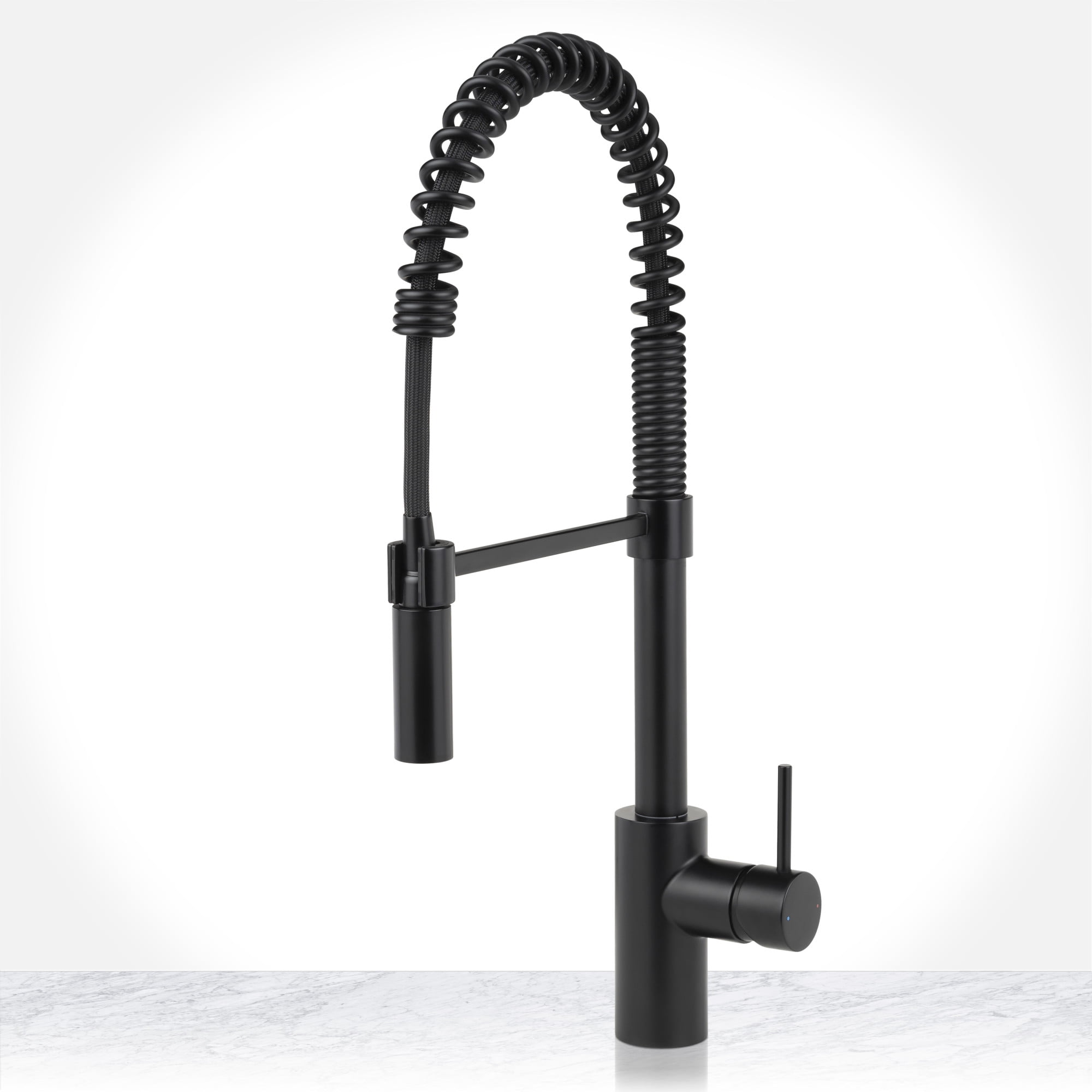 Miseno Mk6557 Mia 1.8 GPM Pre-Rinse Pulldown Kitchen Faucet - Black ...