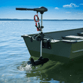 Naipo 58 LBS Trolling Motor, Transom-Mount Brushless Electric Trolling ...