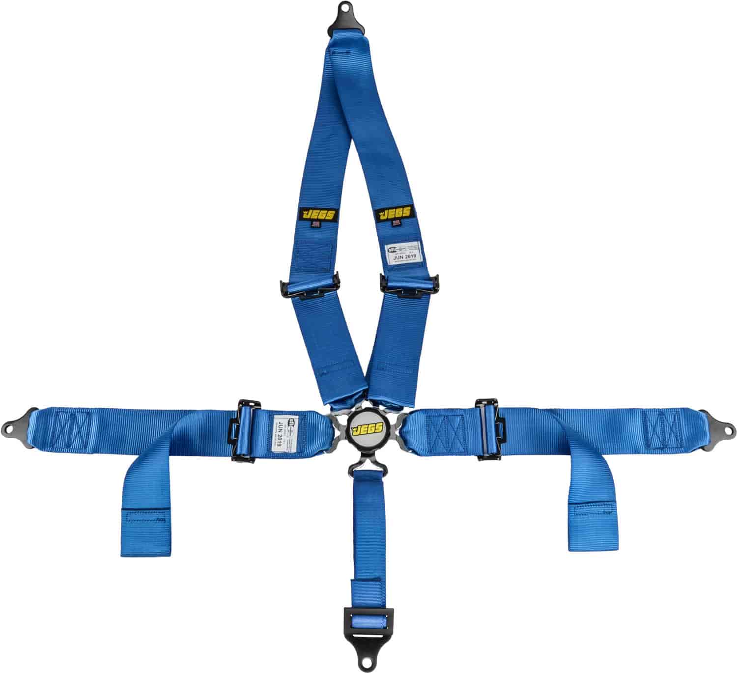 JEGS 70114 Cam Lock Ultra Series Harness 5-Point V-Type Design 3 Wide ...