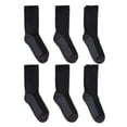 Hanes 6-Pack Men's Max Cushion Crew Socks with FreshIQ, Cool ...