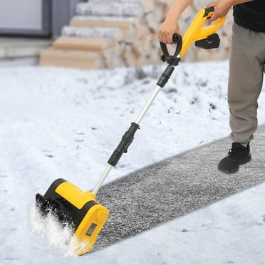 SuperHandy Portable Electric Snow Blower, Rechargeable, 20V 4Ah Battery ...