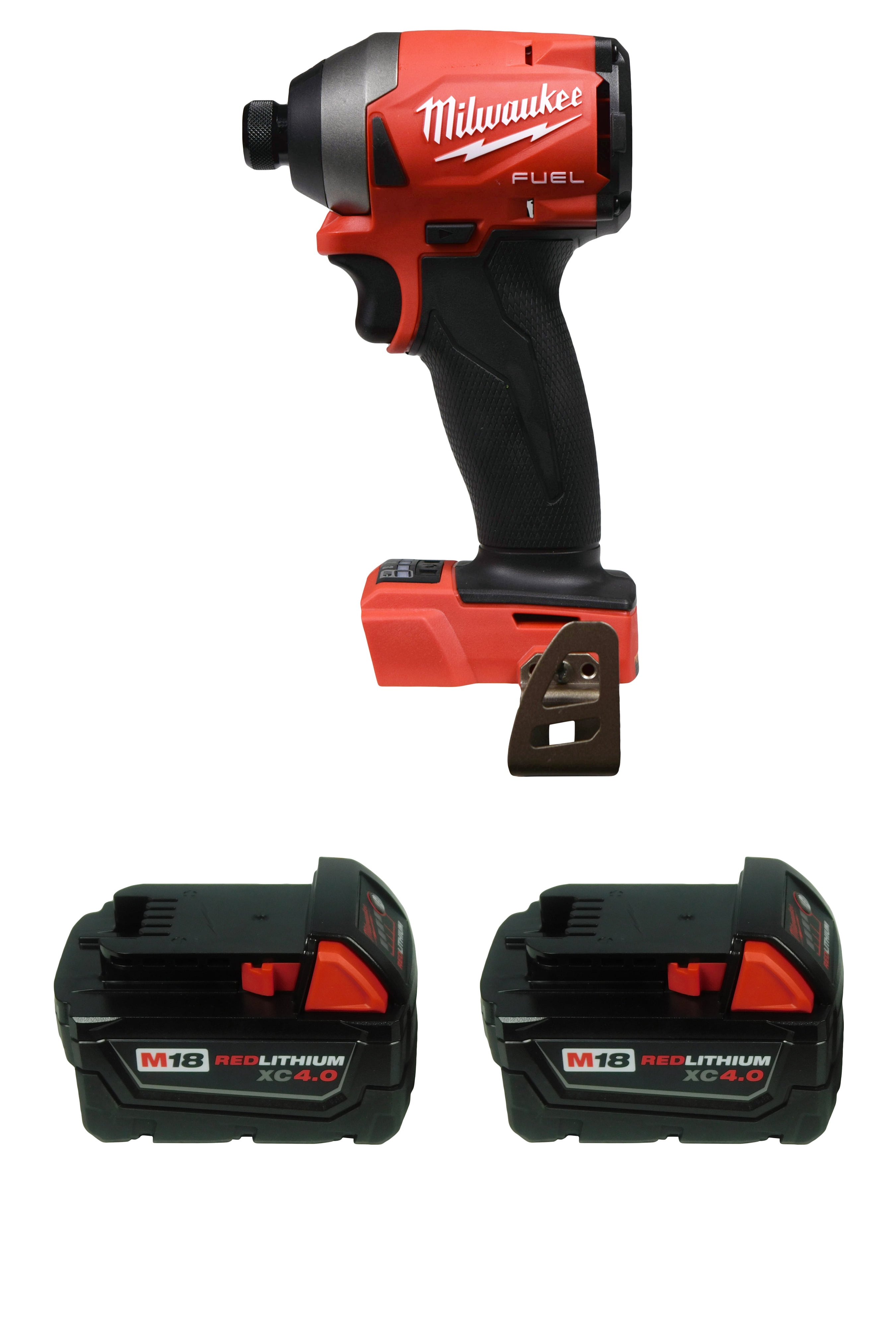 Milwaukee 2853-20 M18 1/4" Hex Impact Driver w/ 2Pc. 48-11-1840 18V 4Ah ...