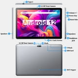 "Hot Pepper Puya 10.1"" HD LTE Tablet, Quad Core, 3GB RAM, Android 12 ...