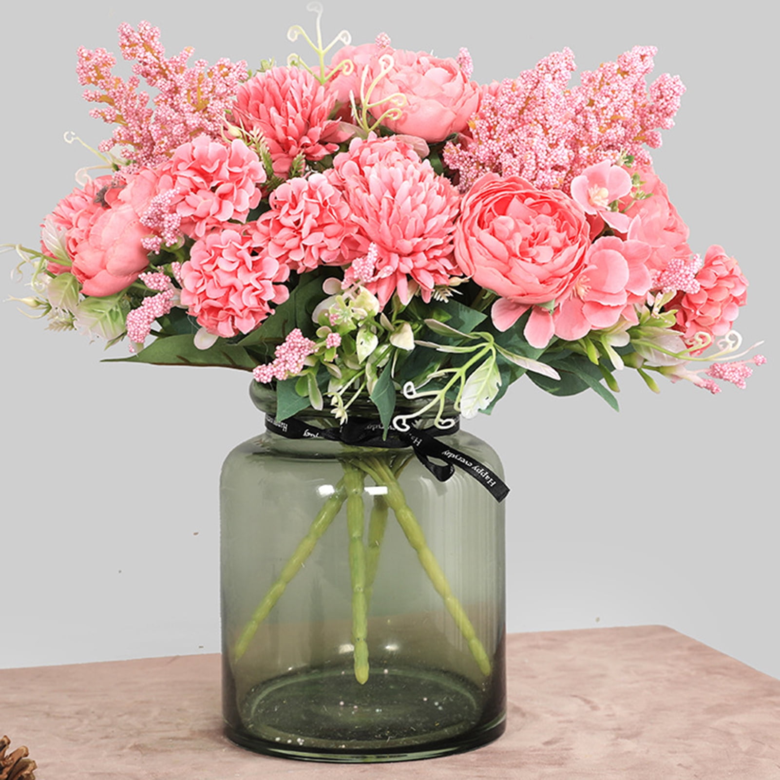 Travelwant Artificial Fake Flowers Plants Silk Flower Arrangements ...