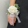 ChainPlus Wedding Corsage & Boutonniere Set, Artificial Hand Flower for ...