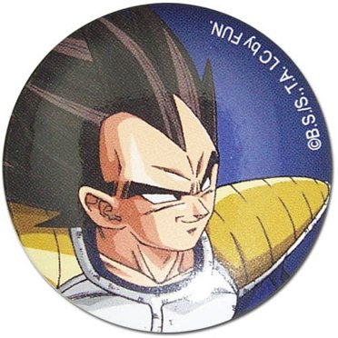 Dragon Ball Z Goku Glitter Licensed Anime Button GE-16883 - Walmart.com