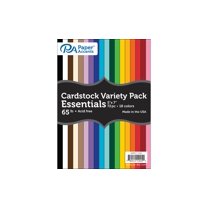 100 Pack Heavy Colored Paper Cardstock Front Back Different Color Codes ...
