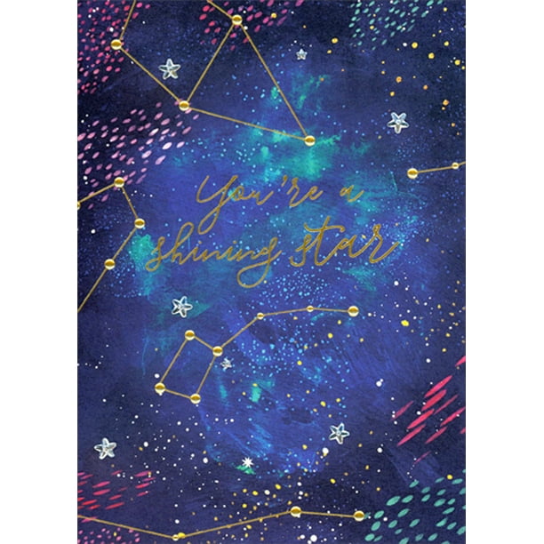 RSVP You're a Shining Star : 3D Tip On Gem Stars and Gold Foil ...