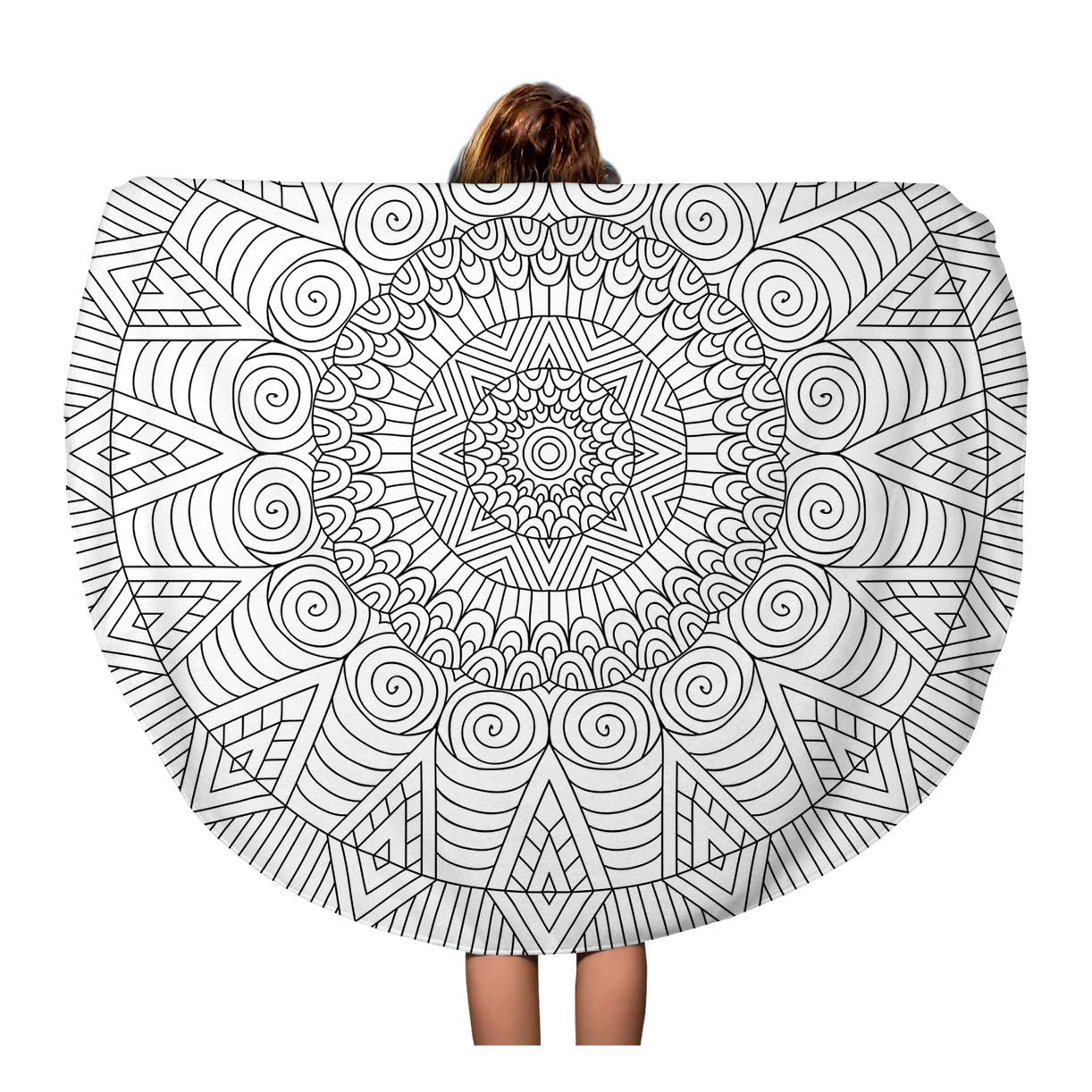 Beach Towel Coloring Page