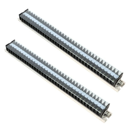 Wire Terminal Strip Block,2PCS 660V 15A Wire Rail Terminal Strip Block ...