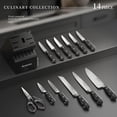 14-Piece Knife Set with Block and Built-in Sharpener, Professional Full ...