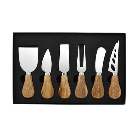 6-Piece Cheese Knife Set, Cheese Knives with Exquisite Box Cheese ...