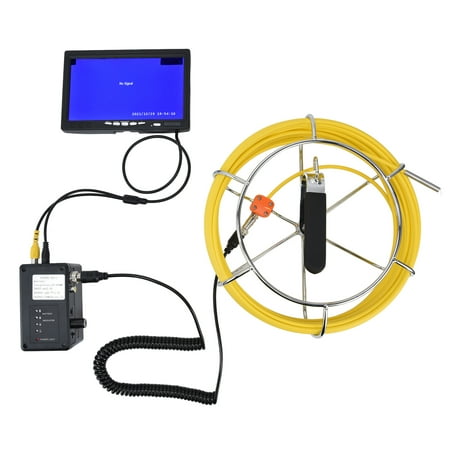 Borescope Inspection Camera, 6.5mm Pipeline Endoscope 6LED Lights Sewer ...