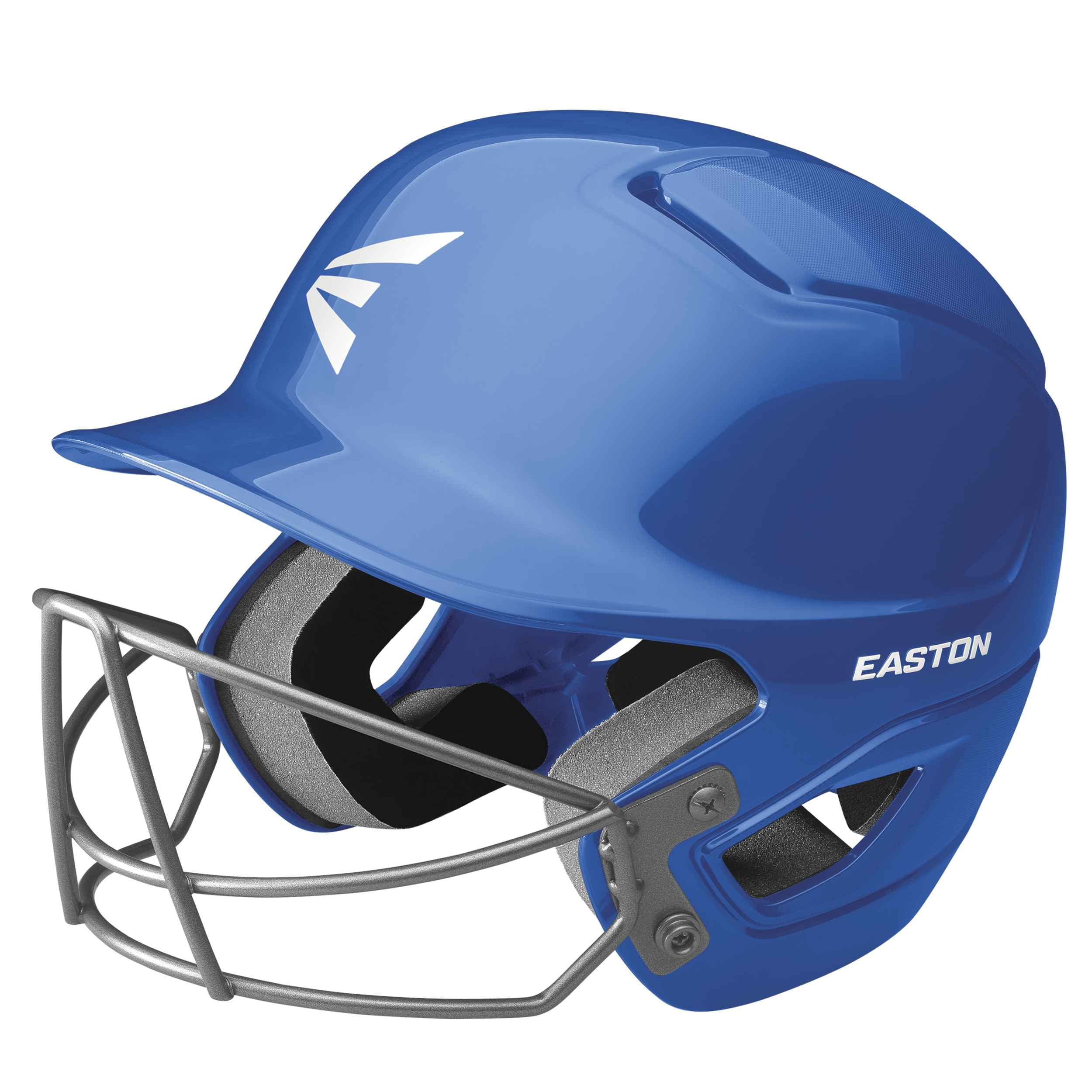 Easton Alpha Batting Helmet with Baseball/Softball Mask L/XL | Royal ...