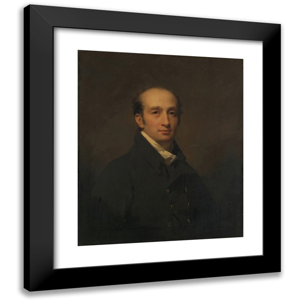 Sir Henry Raeburn 12x14 Black Modern Framed Museum Art Print Titled ...