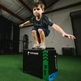 Titan Fitness Youth Heavy Foam Plyometric Jump Box, 12in 14in 16in, Pro ...