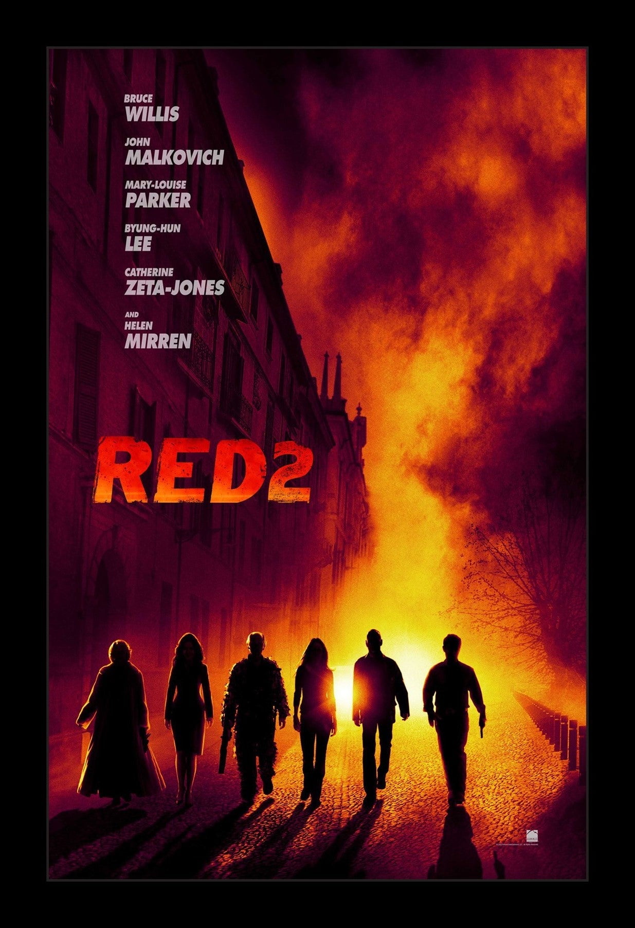 RED 2 - 11x17 Framed Movie Poster - Walmart.com