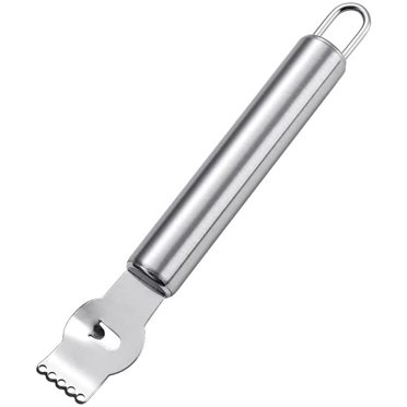 WALFRONT Fruit Zester Citrus Scraper Peeler,Stainless Steel Lemon Lime ...