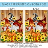 Toland Home Garden Hello Fall Gnomes Fall Flag Double Sided 28x40 Inch ...