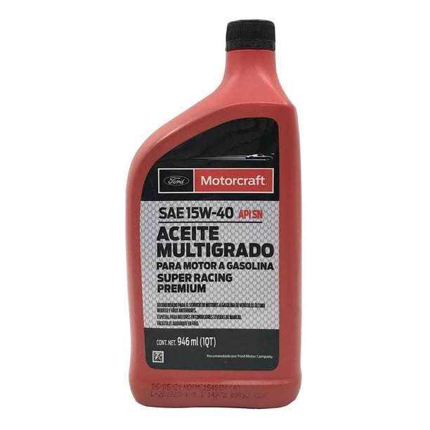 Aceite de Motor Multigrado MOTORCRAFT Super Racing 15w40 | Bodega Aurrera en línea