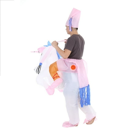 Anself Cute Adult Suit Blow Up Fancy Dress Party Inflatable Pegasus ...