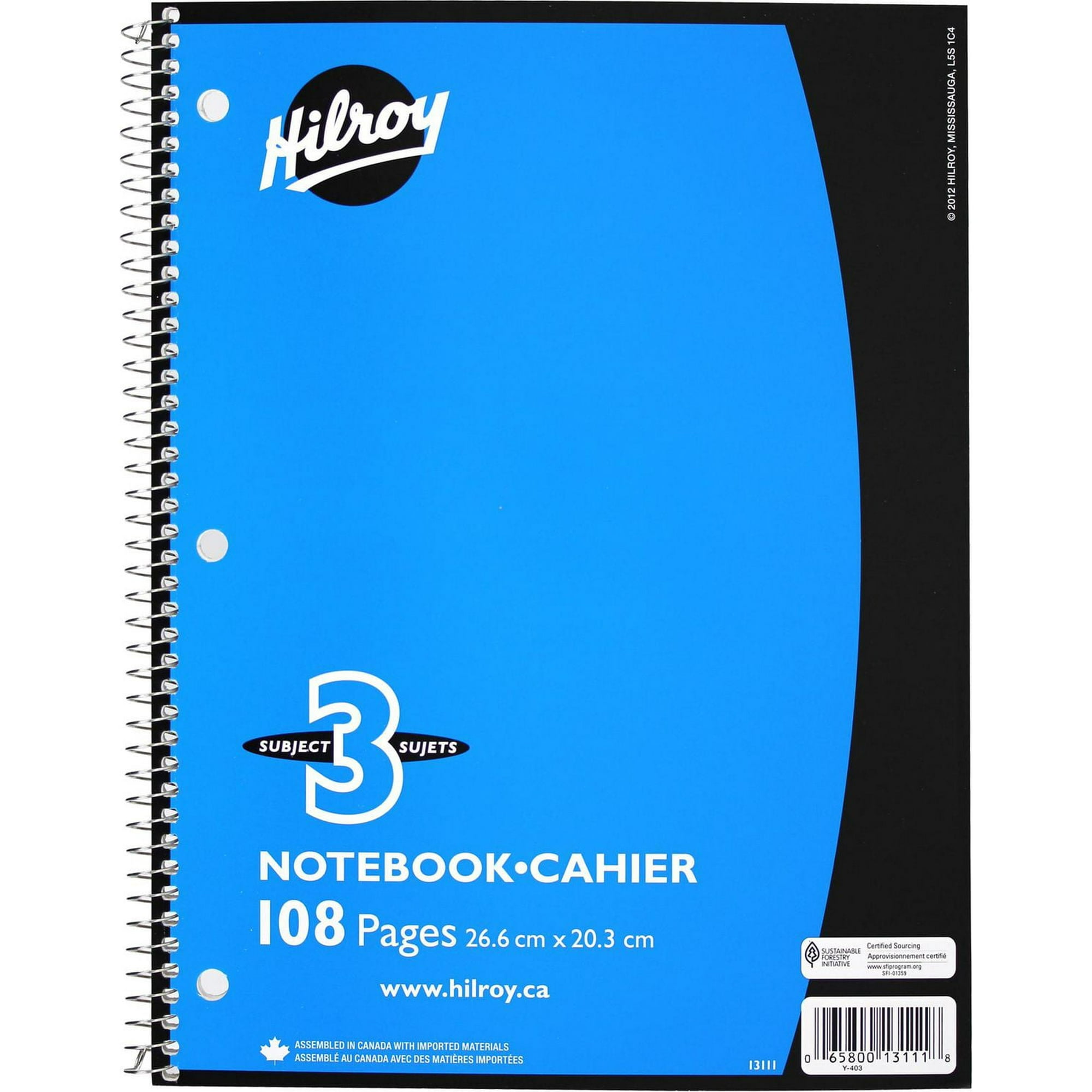 Click here for Hilroy 3 Subject 108pg Notebook prices