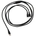 1 to 2 Type-C to USB Splitter Adapter Cable Nylon for Two Phones ...